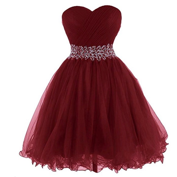 Dresses | Burgundy Plus Size Prom Dress | Poshmark